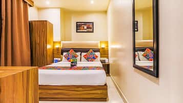 Lençóis de algodão egípcio, roupa de alta qualidade, cofre no quarto