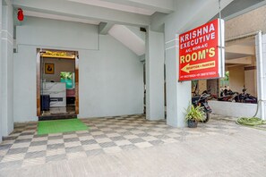 Entrada do alojamento