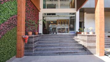 Entrada do alojamento