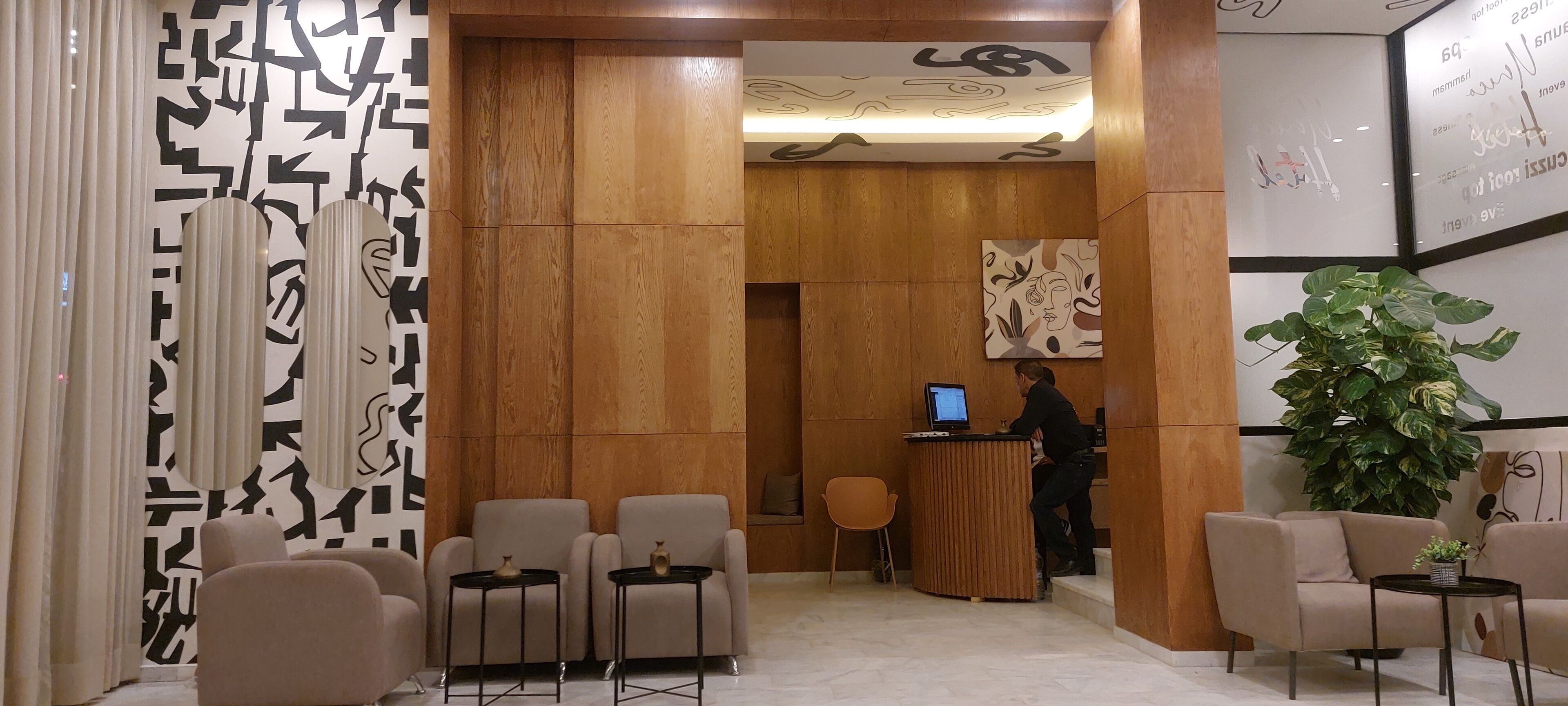 Sala de estar do lobby