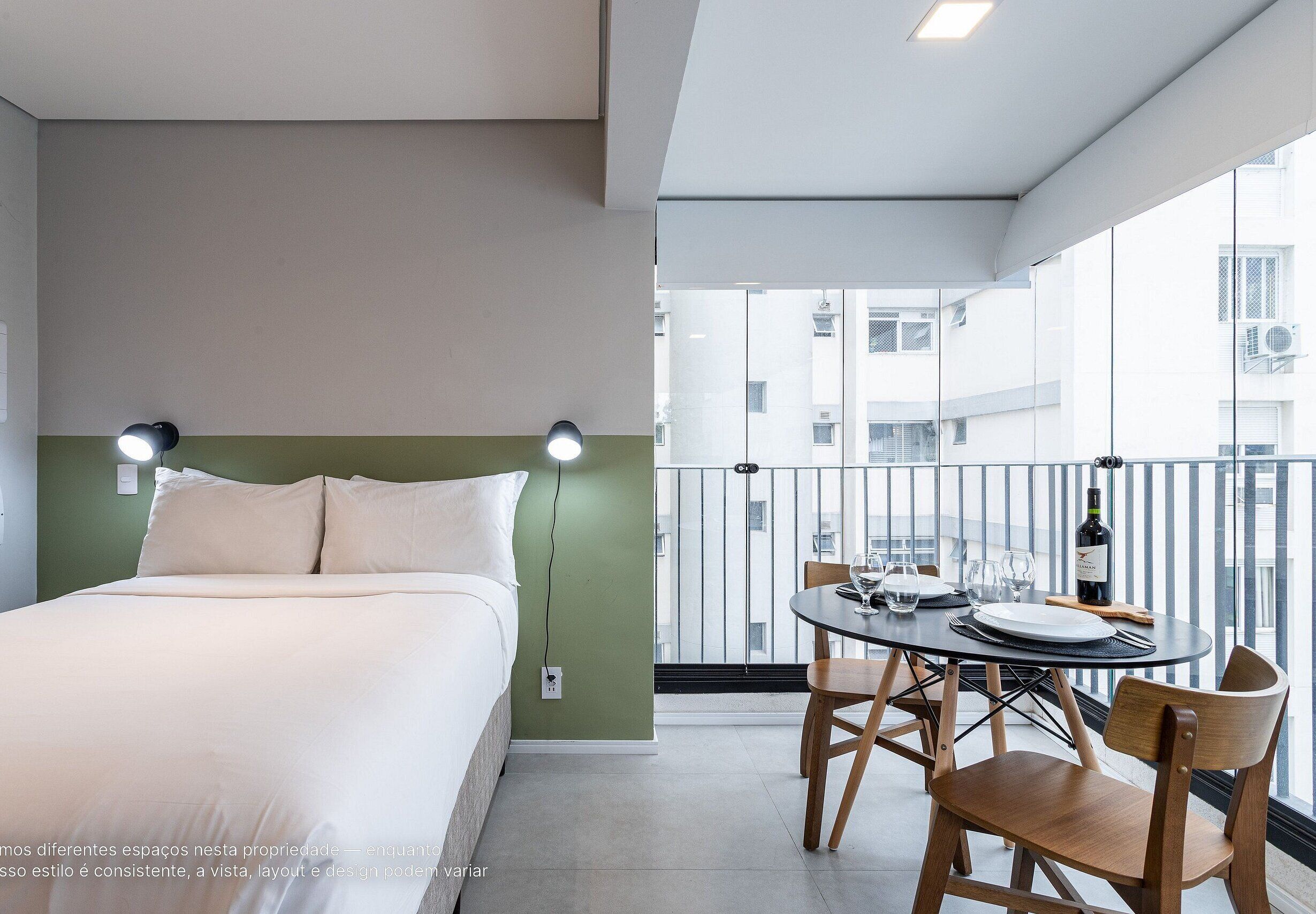 Estúdio Básico | Ferro/tábua de engomar, Wi-fi grátis, roupa de cama fornecida 