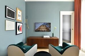 Quarto Nobre | Sala de estar | Televisor de 30 polegadas com canais digitais, piso aquecido 