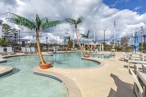 Piscina externa sazonal