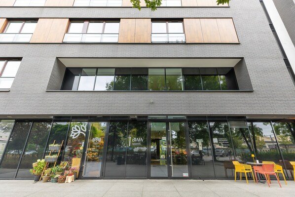 Entrada do alojamento