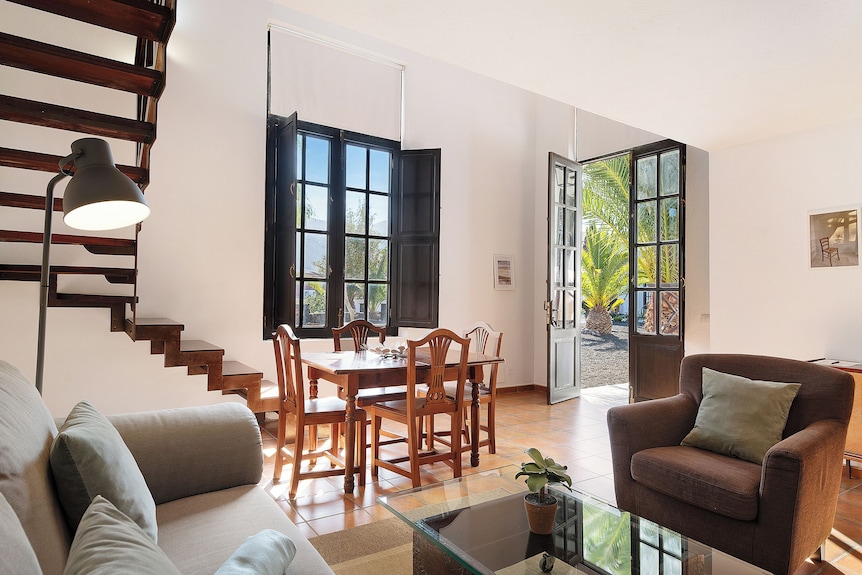 Maison De Campagne 'Finca Emblemática - Nº6 Timbayba' Avec Vue Sur La Montagne, Piscine Partagée Et Wi-fi - Lanzarote