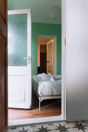 Apartamento Básico, 1 cama de casal | 1 quarto, roupa de cama fornecida 