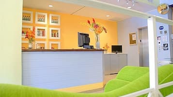 Quiosque de check-in/check-out