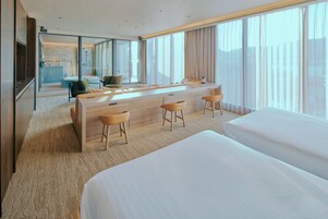 Quarto | Cofre no quarto, cortinas/cortinados opacos, Wi-fi grátis 