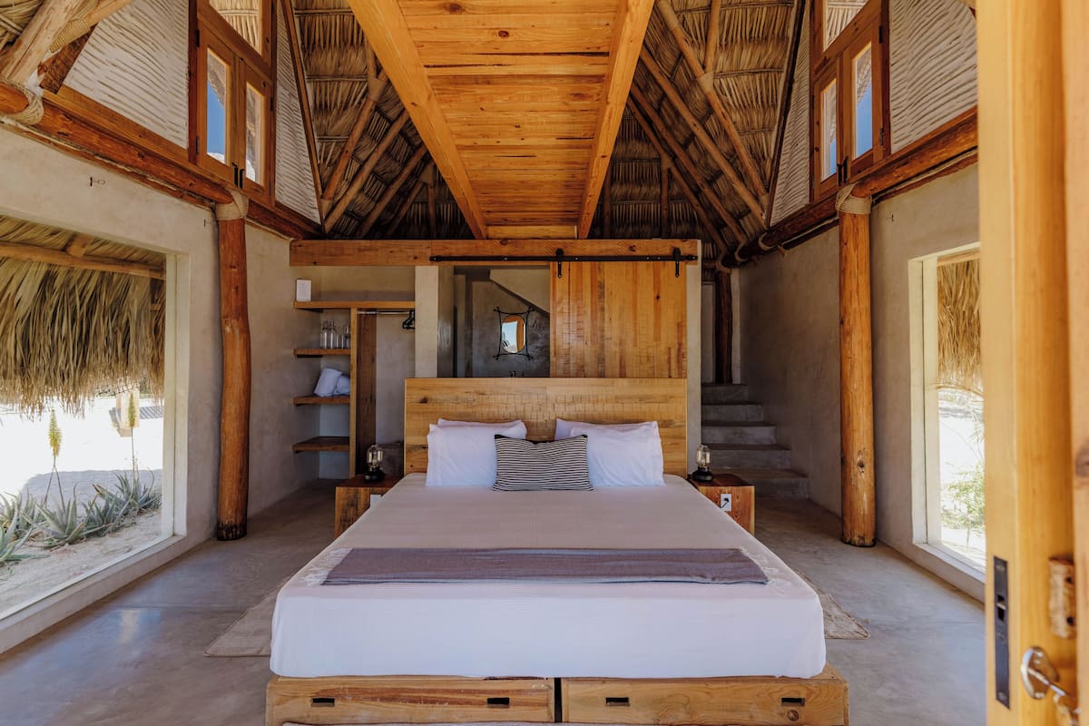 Cabana, 1 cama Queen | Wi-Fi de cortesia, roupa de cama