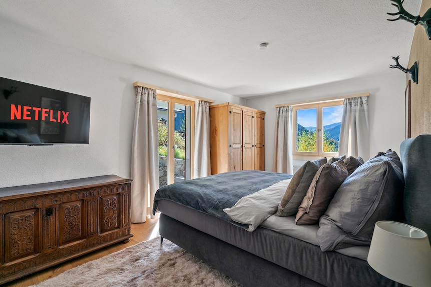 A&y Chalet Zum Goldenen Hirsch Mit Wunderschöner Panorama Aussicht Auf Davos - Davos