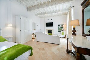 Suíte elite | 1 quarto, lençóis italianos Frette, roupas de cama premium