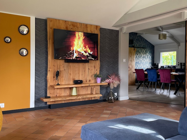 Cozy Cabin In La Flèche With Terrace And River View - La Flèche