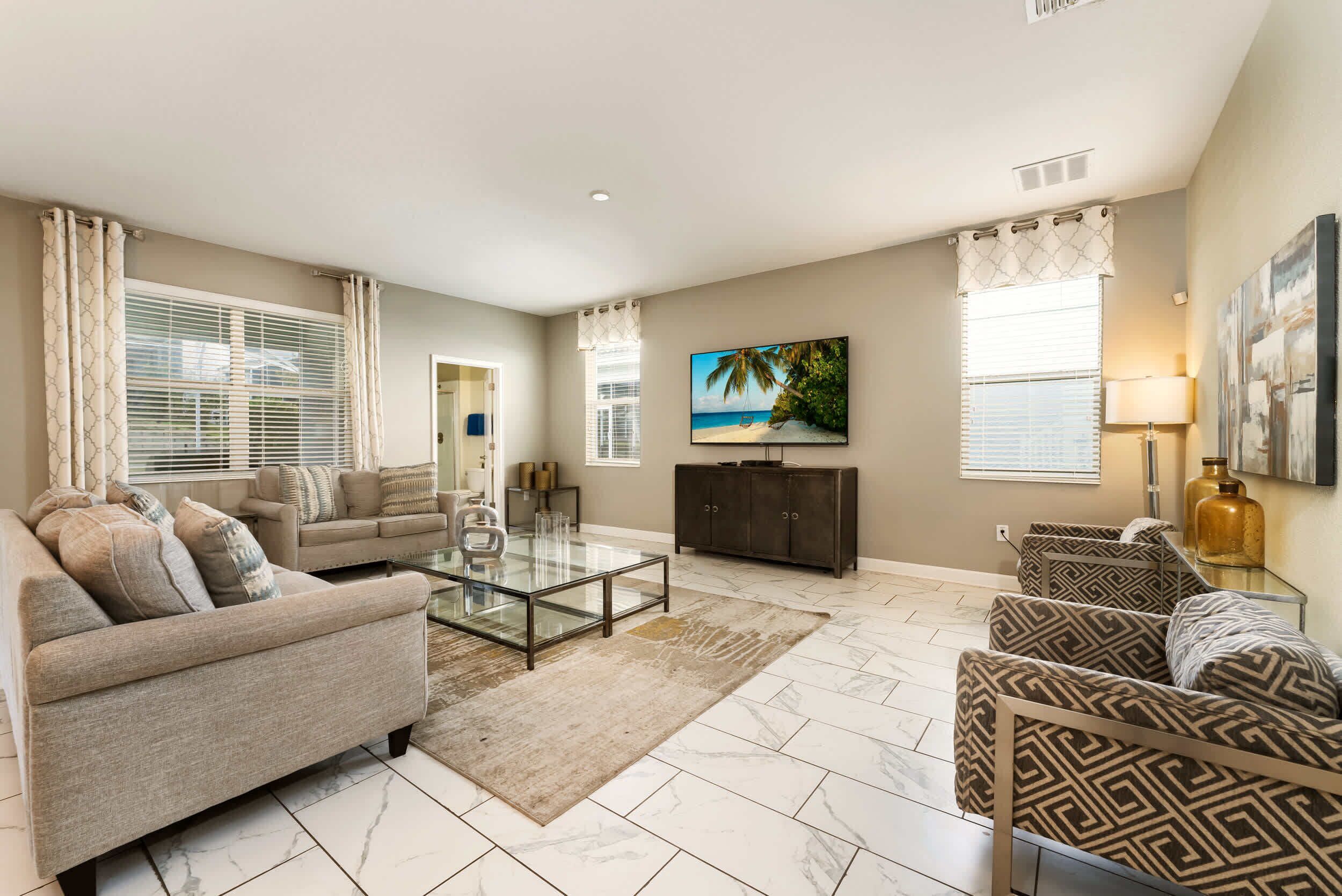 Modern 7br Disney Villa | Heated Pool And Fun - Davenport, FL