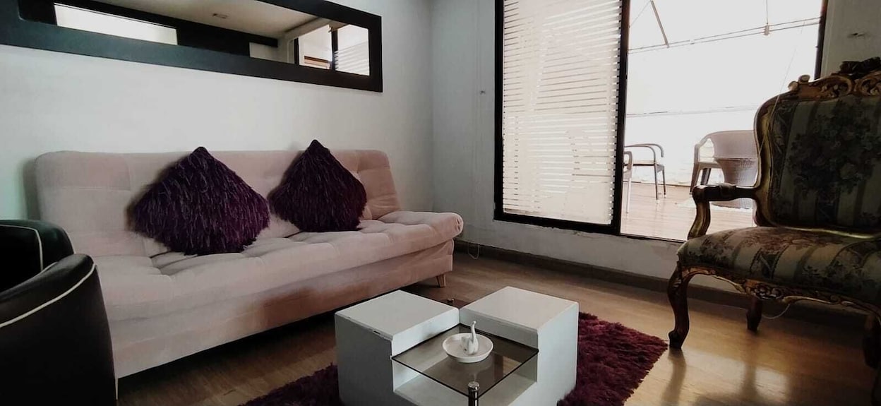 Confortable Apartamento Con Terraza Privada - Bogota