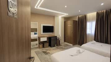 Quarto Quádruplo Familiar | Lençóis de algodão egípcio, roupa de alta qualidade, edredões de penas