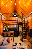 Cabana Canjerana | Cozinha privada | Frigobar, micro-ondas, cooktop, chaleira elétrica