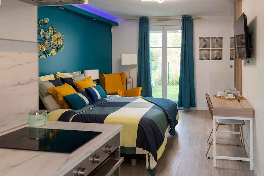 Lilya House à 5mn De Carrè-sènart* Wifi*parking Prive*jardin Prive*netflix*prime - Lieusaint