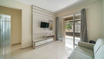 Apartamento | Área de estar | TV 40 polegadas com canais digitais