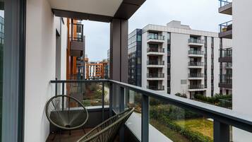 Apartamento luxo, 1 quarto, para não fumantes, vista para a cidade | Vista da sacada