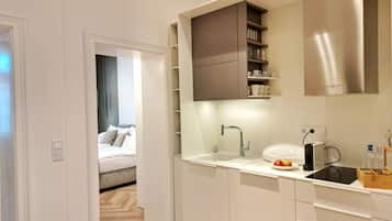 Suite Familiar, 2 quartos, kitchenette, Vista para a cidade | 1 quarto, camas de colchão viscoelástico