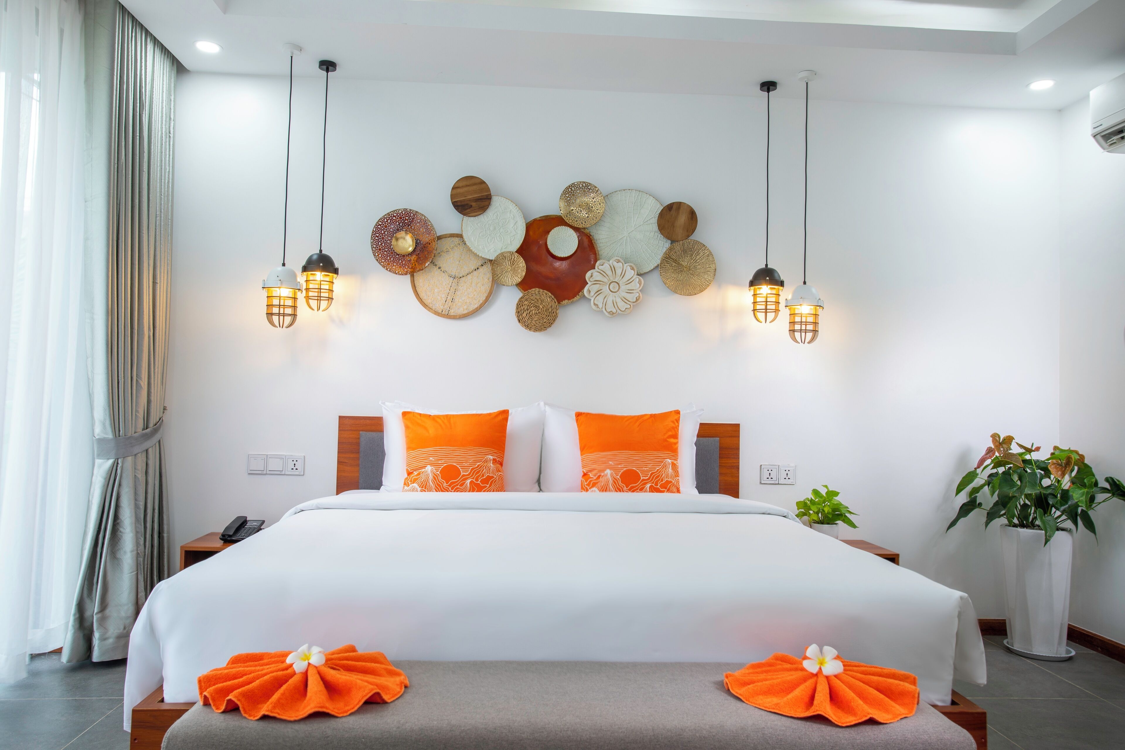 Suite Familiar, 2 quartos, não fumadores, vista para o jardim | Lençóis de algodão egípcio, roupa de alta qualidade, edredões de penas 