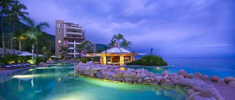 Vista para a praia ou o mar