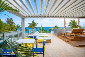 Terraço no piso superior