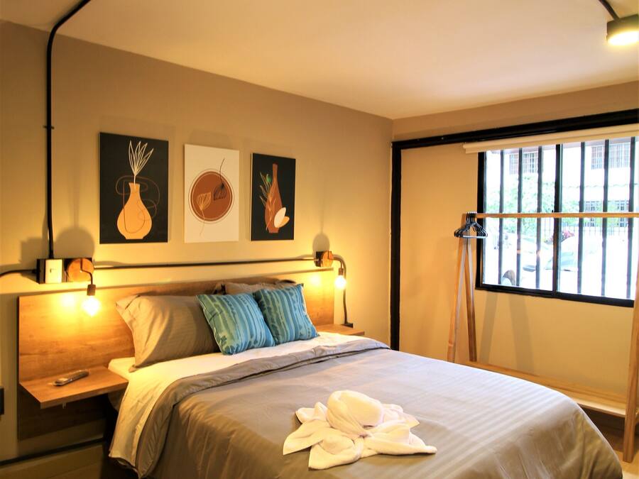 Apartamento Básico (106) | Secretária, ferro/tábua de engomar, Wi-fi grátis