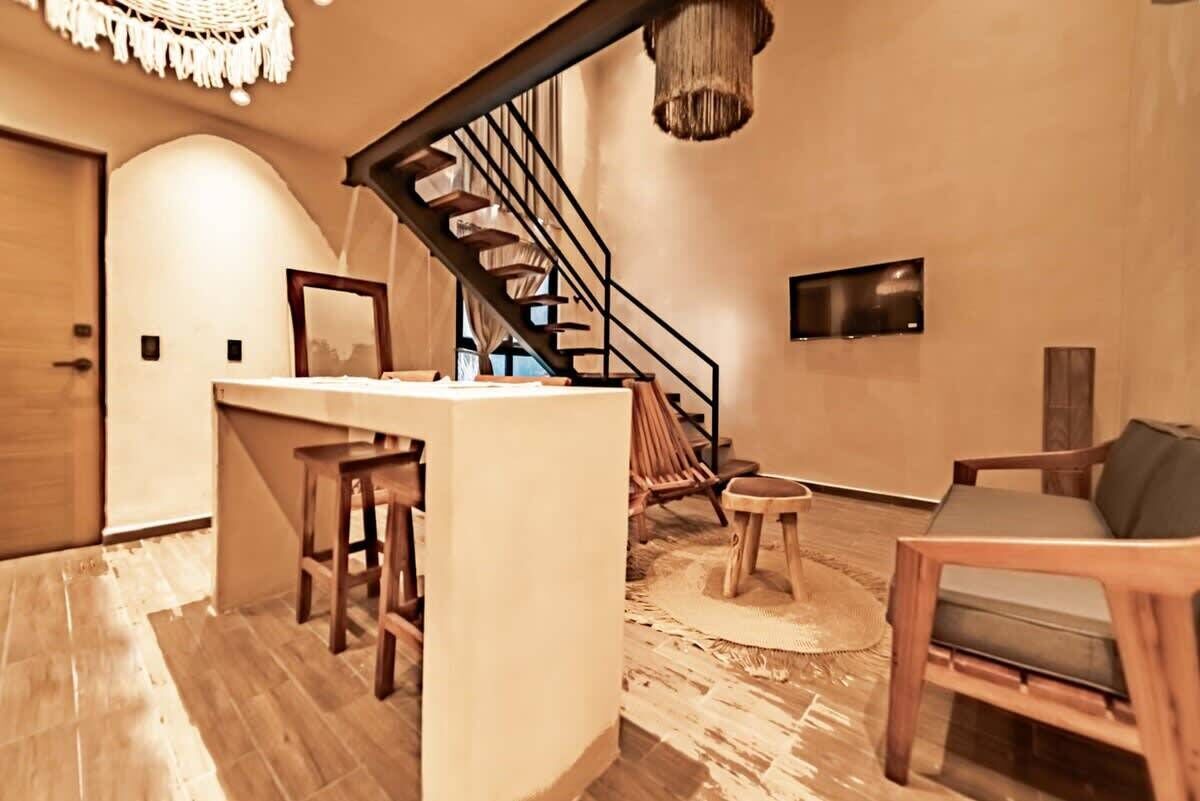 Downtown Tulum Loft W/rooftop Pool - Tulum