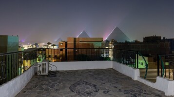 Terraço no piso superior