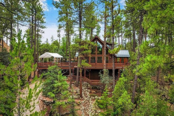 Furnished Deck + Forest Views: Pine Retreat! - Pine, AZ