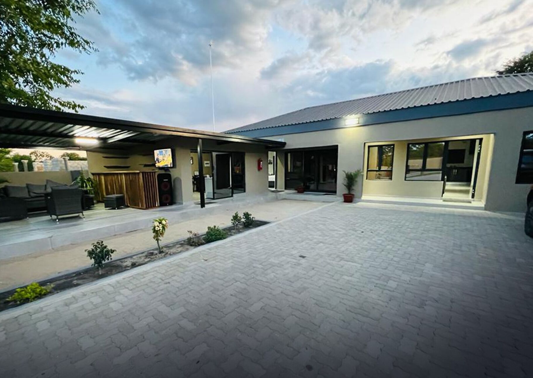 Fachada da propriedade