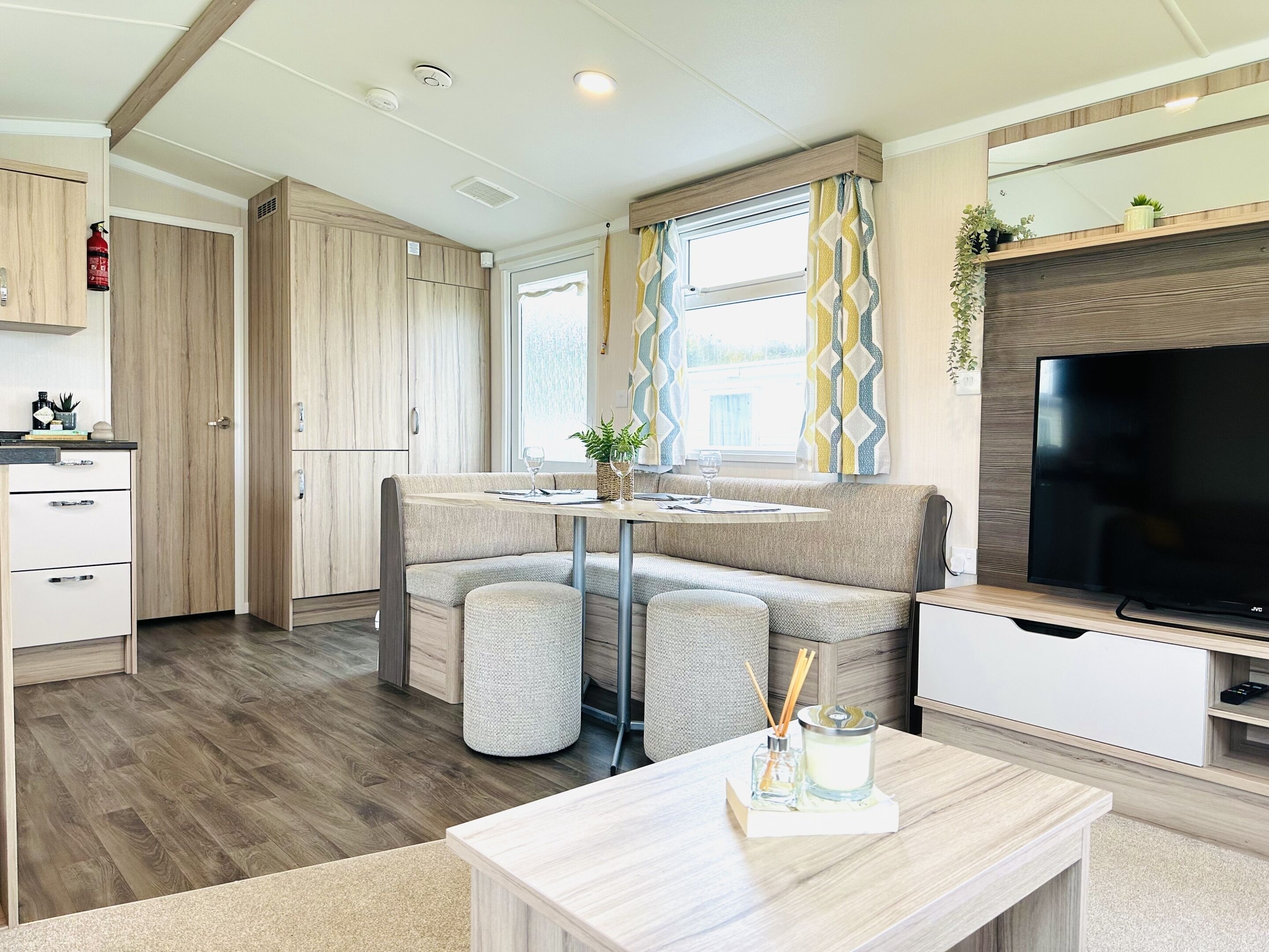 Roulotte-moderne-salle De Bain Privée-vue Sur Parc-adelfas - Yorkshire