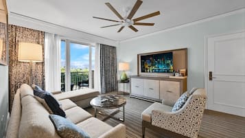 Apartamento | Sala de estar | Smart TV de 50 polegadas com canais por cabo