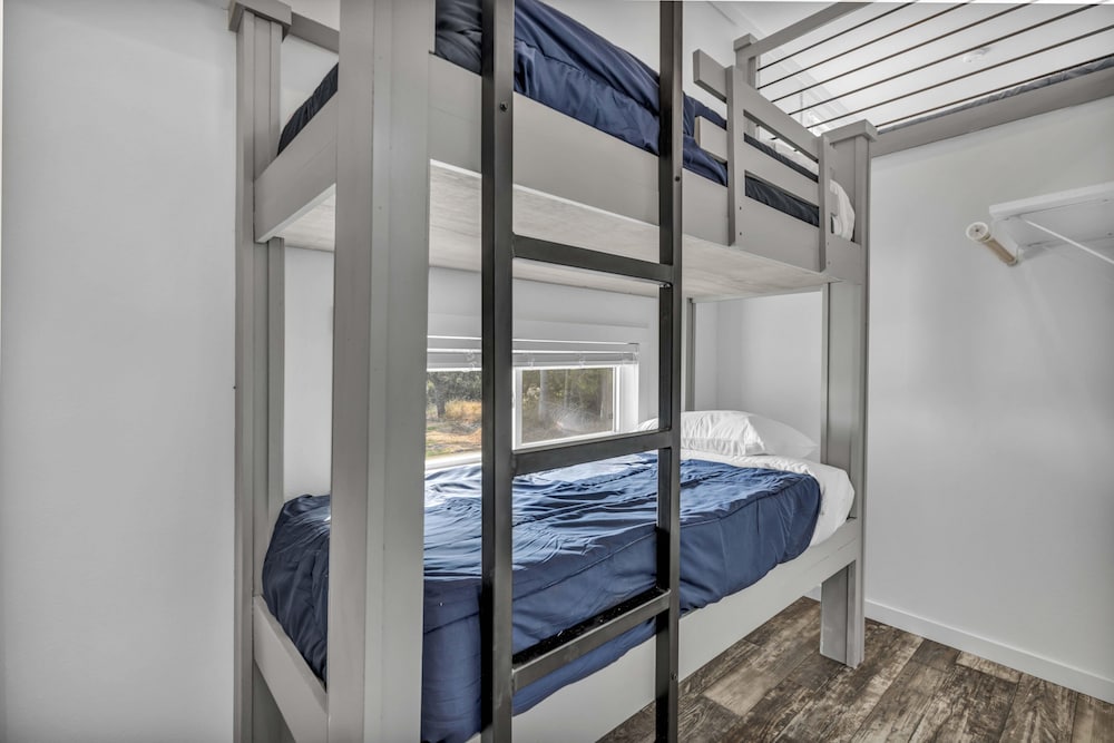 Cottage with Bunk Beds - Includes 1 queen bed in the master, 2 bunk ...