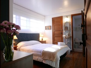 Roupas de cama premium, camas com colchões pillow-top