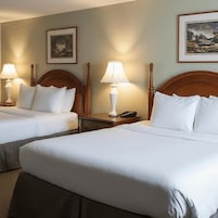 Quarto premium, 2 camas Queen | Roupas de cama premium, camas com colchões pillow-top, frigobar