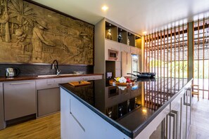 Espaço de cozinha compartilhada