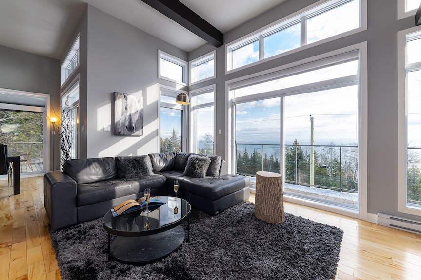 A 15 Minutos De Las Pistas / Vista Espectacular Del Río - Charlevoix Regional County Municipality