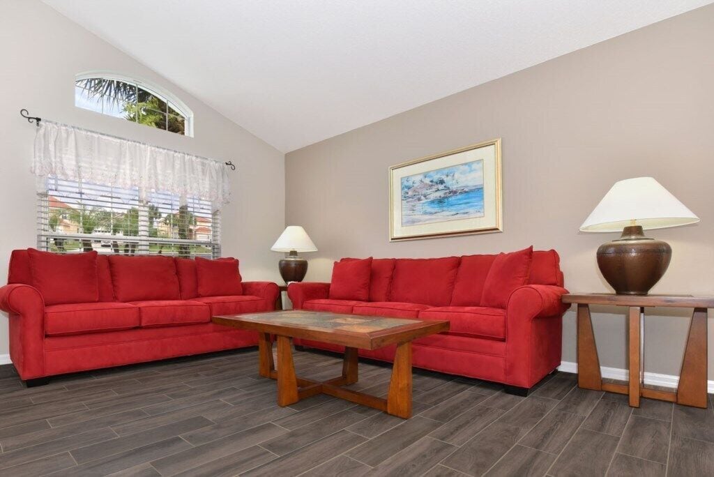 Sunny West Facing Pool Home With Hot Tub And Games Room - Gated Solana Resort - Davenport, FL