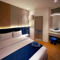 Quarto Duplo Deluxe, 1 cama de casal | Cortinas/cortinados opacos, quartos insonorizados