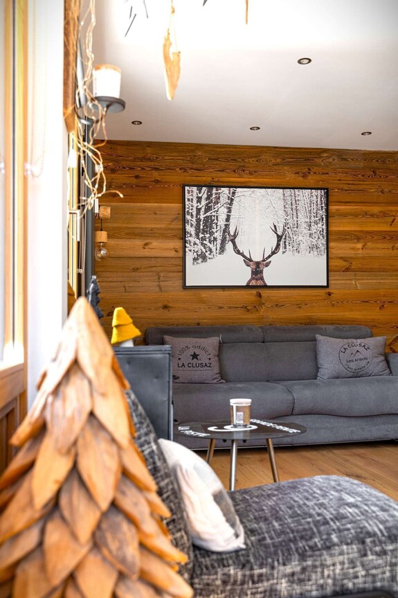 Elan Gr : Centre Village Et Vue Magnifique + Parking - La Clusaz