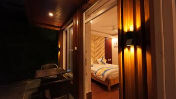 Quarto Deluxe, varanda | Vista para a montanha