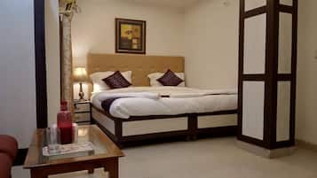 Quarto Deluxe | Secretária, camas desdobráveis, Wi-fi grátis, roupa de cama fornecida