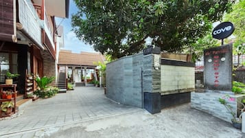 Entrada do alojamento