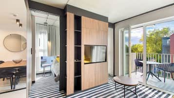 Apartamento conforto | 1 quarto, ferros/tábuas de passar roupa, Wi-Fi de cortesia