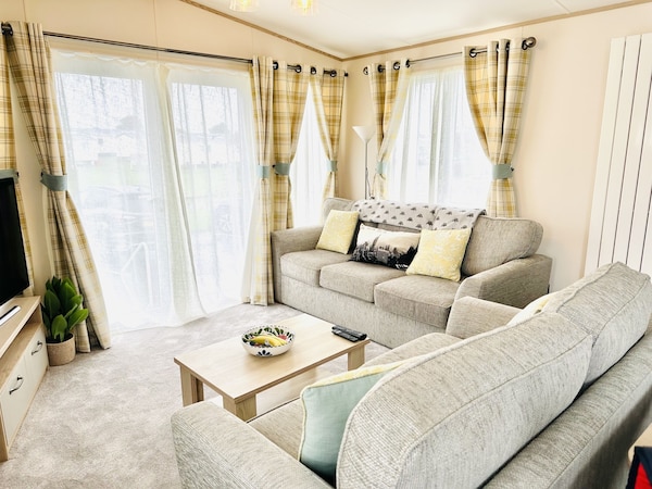 Roulotte-premium-eigenes Badezimmer-parkblick-los Jameos - Filey