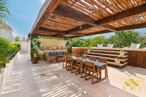 Apartamento Deluxe em Condomínio Fechado | Terraço/pátio interior