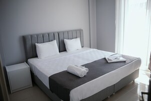 Apartamento standard | 1 quarto, roupas de cama de algodão egípcio, roupas de cama premium