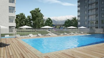 Piscina exterior sazonal